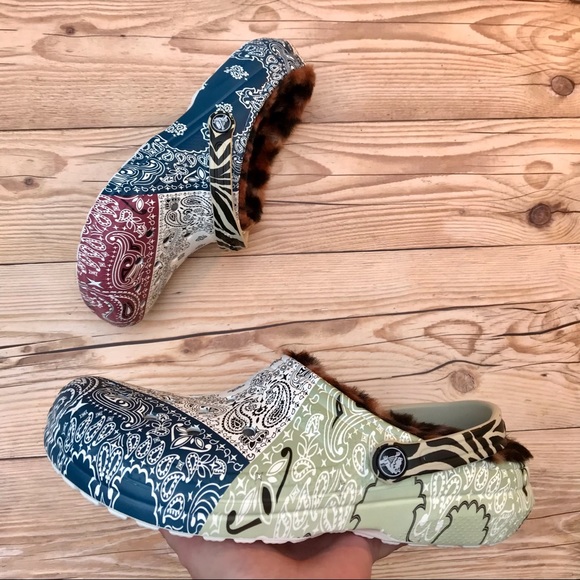 CROCS | Shoes | Crocs Classic Lined Bandana Clog | Poshmark